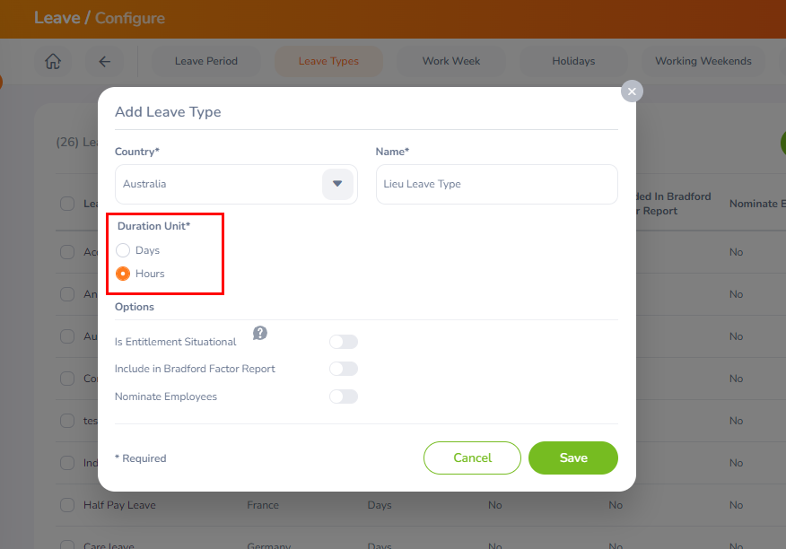 New features in the Leave module – OrangeHRM