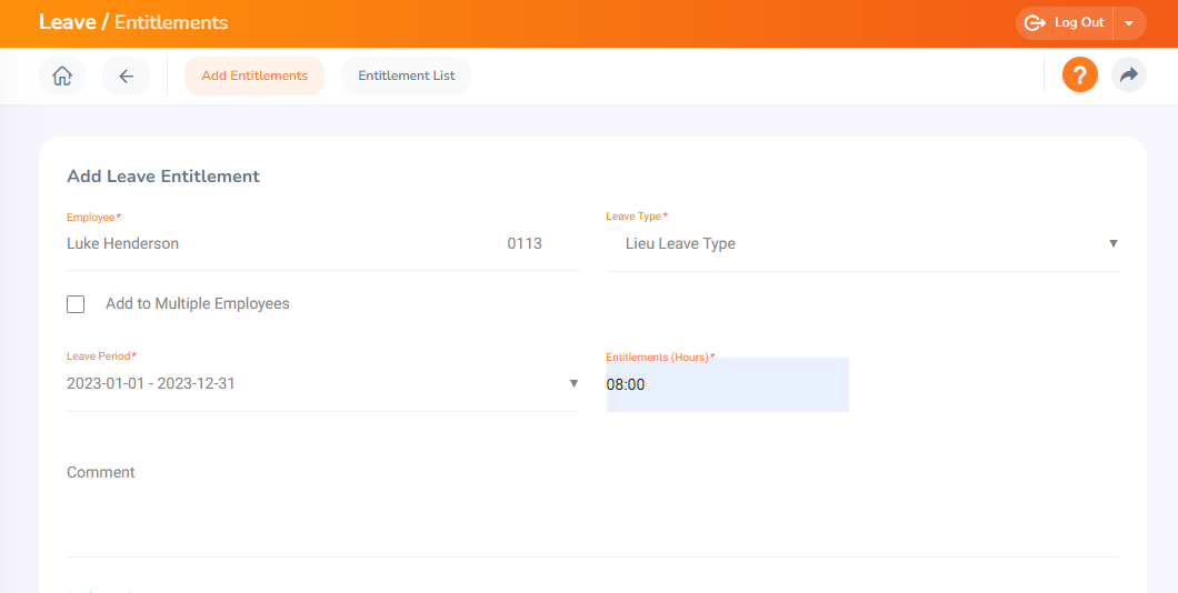 New features in the Leave module – OrangeHRM