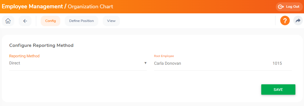 How to view and setup the organizational chart – OrangeHRM