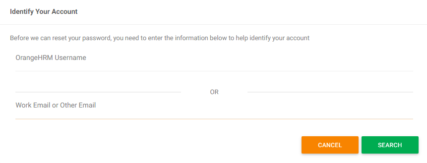 How to reset the password in OrangeHRM – OrangeHRM