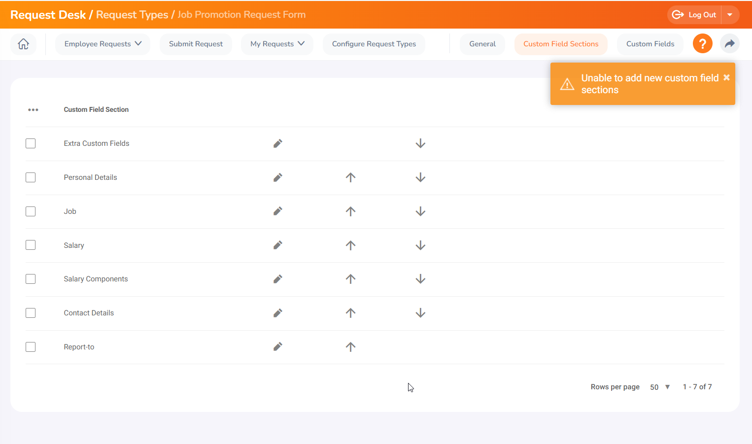How to Create Employee Management Requests – OrangeHRM
