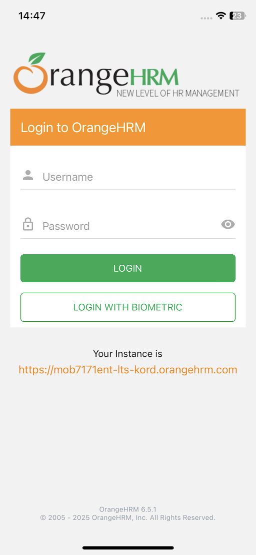 How to enable Biometric Authentication using OrangeHRM Mobile App – OrangeHRM