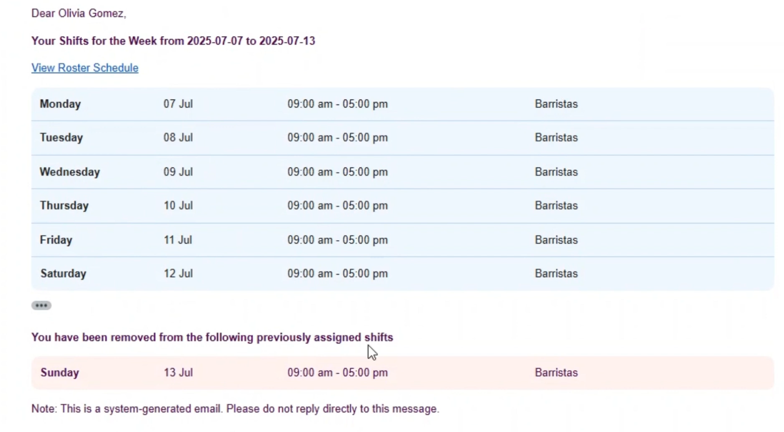 Introducing the Rosters – OrangeHRM