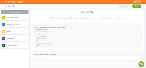 Optimizations for Surveys Pro – OrangeHRM