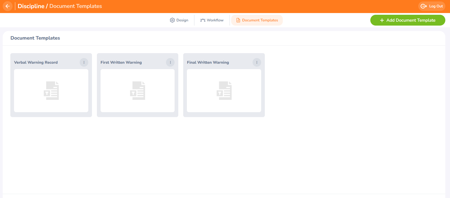 How to Create Document Templates under the Discipline Module – OrangeHRM