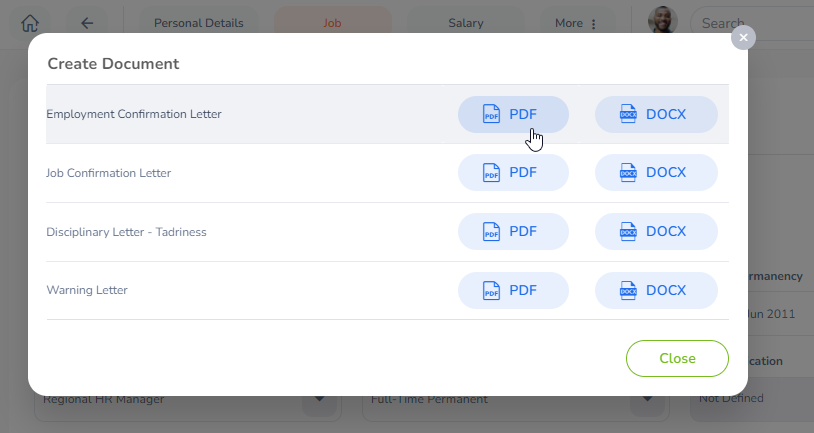How to define and use Document Templates – OrangeHRM